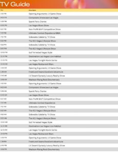 LVTN TV Guide